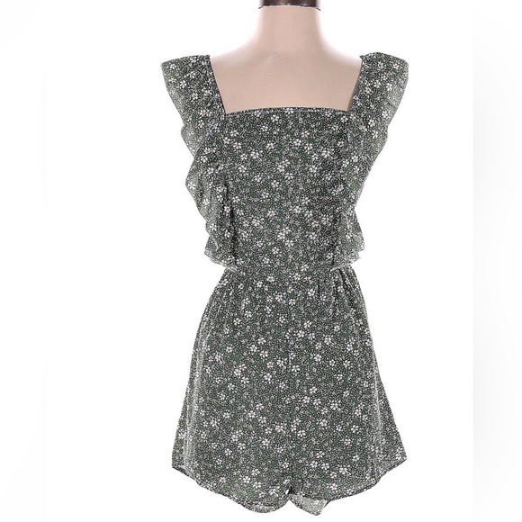 SHEIN | Pants & Jumpsuits | Shein Frenchy Allover Floral Print Tie ...